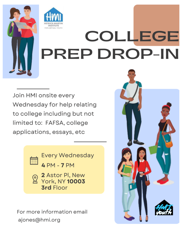 College Prep Drop-In (Canceled)